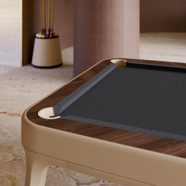 The Morris Modern Slate Leather Pool Table By White Billiards
