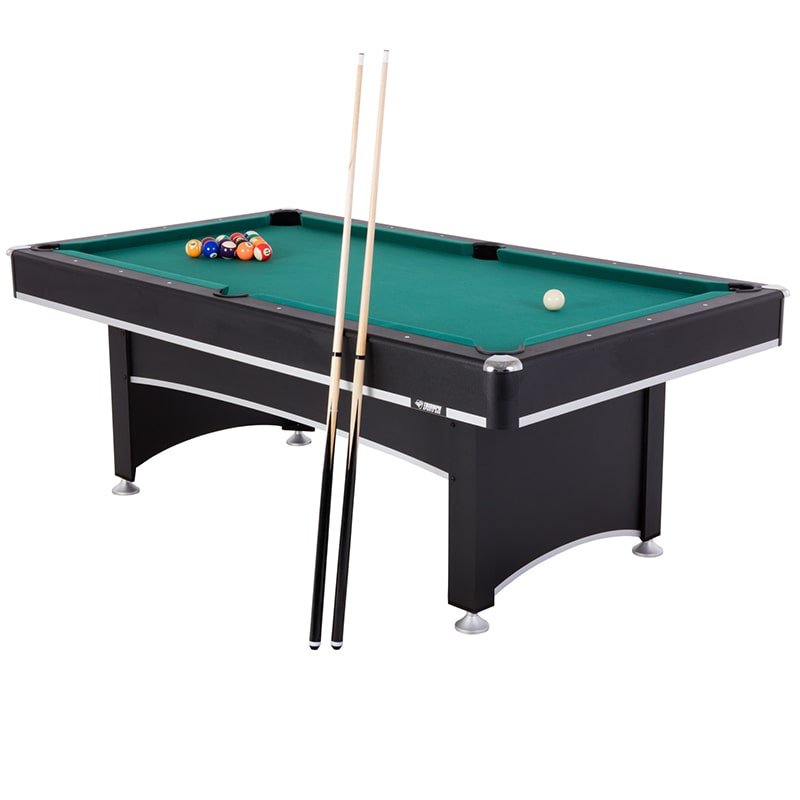Triumph® 7' Pheonix™ Billiard Table w/ Table Tennis Top – White Billiards